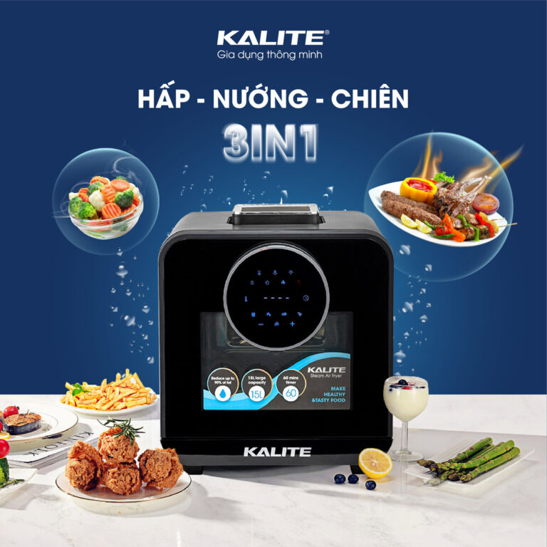 Nồi chiên hơi nước KALITE STEAM STAR 15 lít, đa năng _ Nồi chiên hơi ...